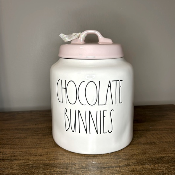 Rae Dunn | Accents | Rae Dunn New Chocolate Bunnies Jar Super Cute For ...